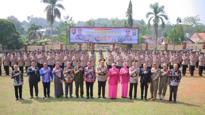 Wakapolda Lampung Lantik 156 Siswa Diktuba SPN Kemiling Bandar Lampung ...