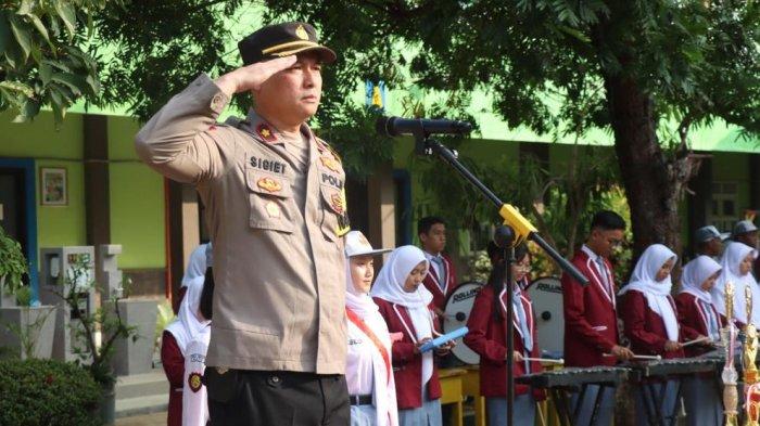 Police Goes to School, Wakapolres Metro Polda Lampung Beri Imbauan Soal Kenakalan Pelajar ...