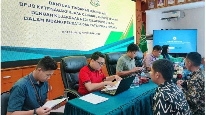 BPJS Ketenagakerjaan dan Kejaksaan Negeri Lampung Utara Optimalisasi Perlindungan Jamsos ...