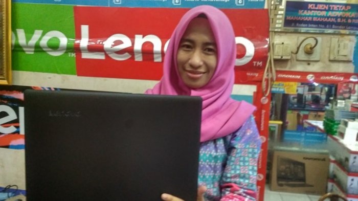 Bayar Rp 250 Ribu Bawa Pulang Laptop di Bless Computer - Tribunlampung.co.id