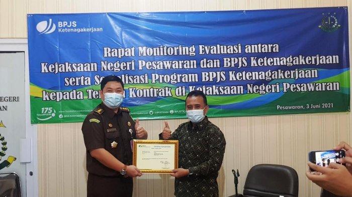 BPJS Ketenagakerjaan Gelar Rapat Monitoring Evaluasi Dengan Kejaksaan Negeri Pesawaran ...