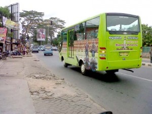 BRT Layani Rute Rajabasa-Citra Garden - Tribunlampung.co.id