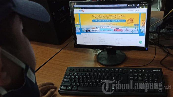 Cara Cetak Tiket Kapal Bakauheni Merak dan Pesan Online via Aplikasi Ferizy - Tribunlampung.co.id