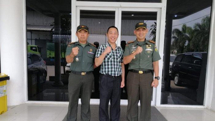Kolonel Inf Romas Laksanakan Komunikasi Sosial (Komsos) Dengan Pimpinan PT Aman Jaya Perdana ...