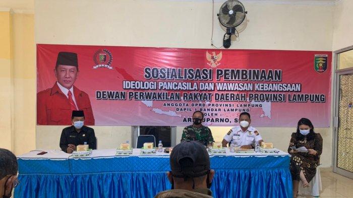 Danramil 410-04/TKT Mayor Inf Sutoto Beri Materi Ideologi Pancasila dan ...