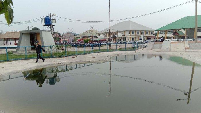 Digenangi Air Lapangan Skate Park PKOR Way Halim Kini Mirip Embung ...