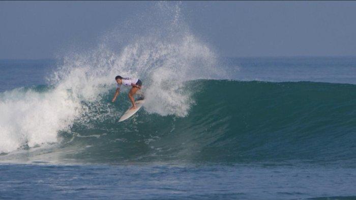 Dua Peselancar Indonesia Melenggang ke Babak 64 Besar WSL Krui Pro 2024 - Tribunlampung.co.id