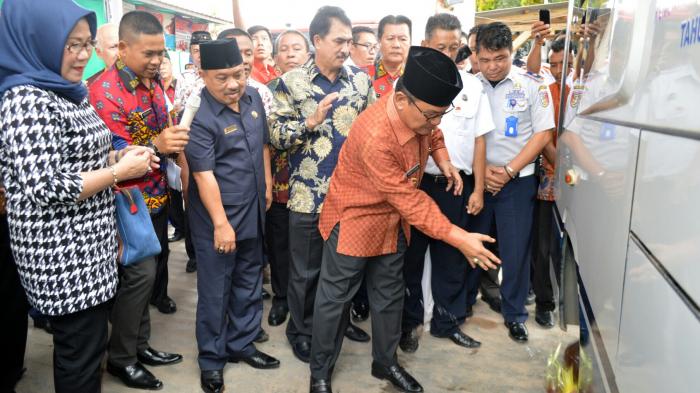 (FOTO) Launching Bus Damri Trayek Perintis Unit 2-Bakauheni ...