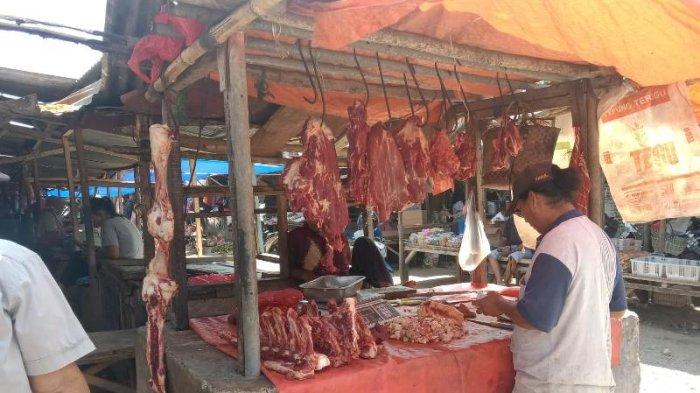 Harga Daging di Pesawaran Lampung Tak Stabil Jelang Idul Fitri 1444 H - Tribunlampung.co.id