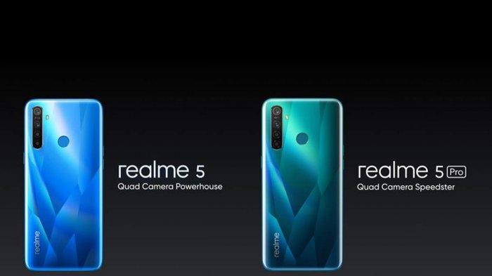 Harga HP Realme 5 dan Realme 5 Pro dan Spesifikasinya, Smartphone ...