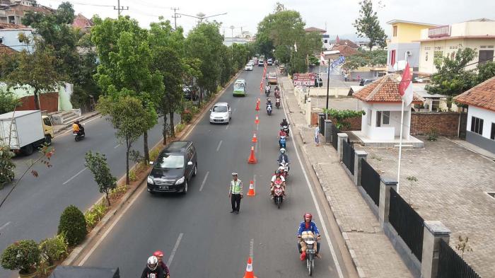 Jalan Teuku Umar Kini Miliki Jalur Khusus Roda Dua - Tribunlampung.co.id
