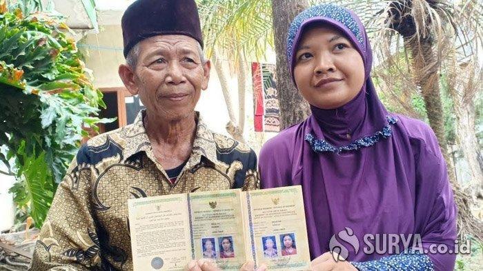 Kakek 70 Tahun Nikahi Perempuan 28 Tahun, Kisahnya Viral - Tribunlampung.co.id