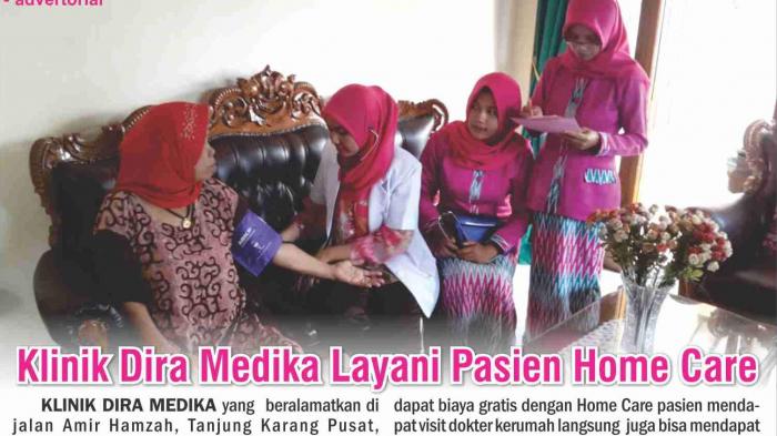 Klinik Dira Medika Layani Pasien Home Care - Tribunlampung.co.id
