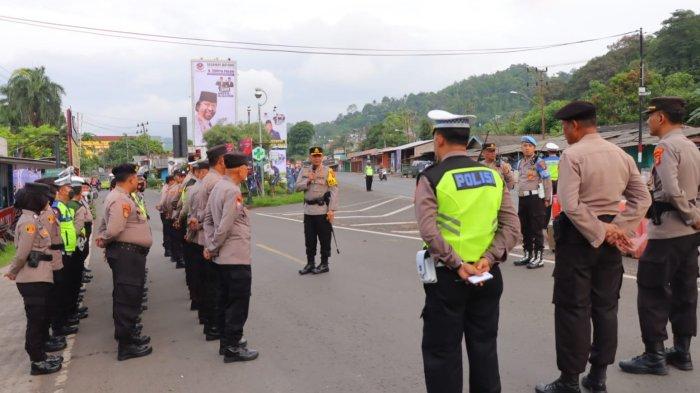 Polresta Bandar Lampung Polda Lampung Imbau Warga Jaga Kamtibmas Jelang Pemilu - Tribunlampung.co.id