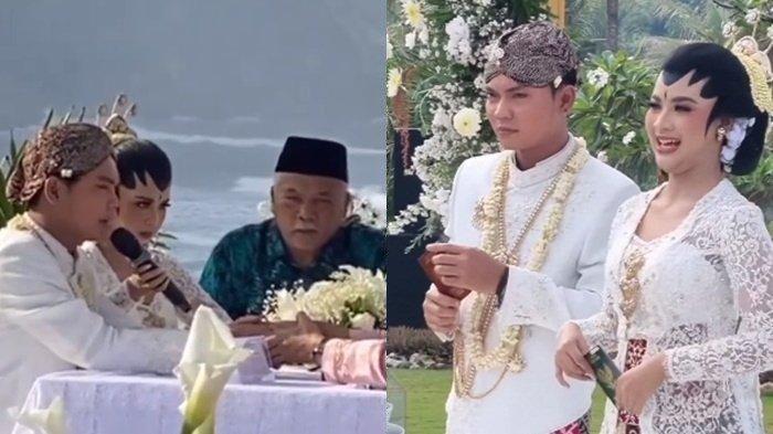 Makna Mahar Pernikahan Tri Suaka dan Nabila Maharani - Tribunlampung.co.id