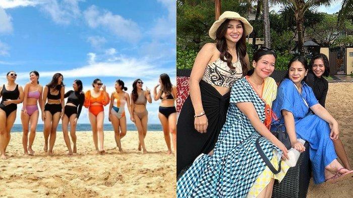 Foto Nagita Slavina dan Keluarga Besar Pakai Bikini di Bali Bikin Heboh - Tribunlampung.co.id