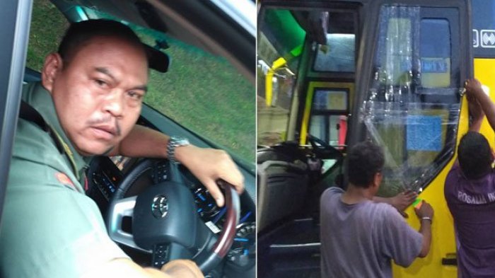 Oknum TNI Pecahkan Kaca Bus Ngakunya Mobil Dipepet, lalu Beredar Surat ...