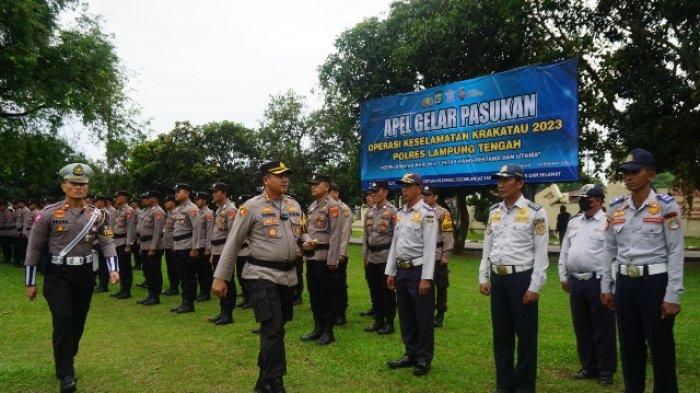 Operasi Keselamatan Krakatau 2023 di Lampung Tengah Fokus Disiplin Lalu Lintas - Tribunlampung.co.id