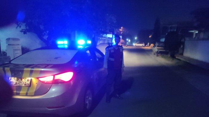 Polres Metro Polda Lampung Patroli Dialogis di Malam Hari untuk Cegah C3 - Tribunlampung.co.id