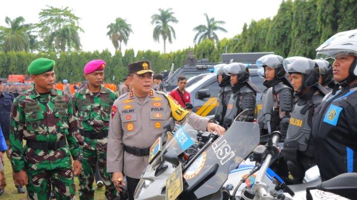 Polda Lampung Bersama TNI Siap Beri Layanan Terbaik ke Masyarakat - Tribunlampung.co.id