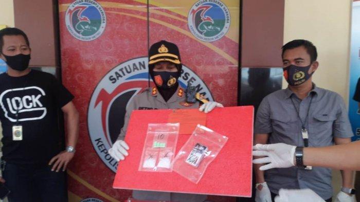 Polres Metro Buru Bos Kurir Narkoba asal Natar - Tribunlampung.co.id