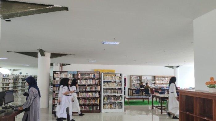 Layanan Perpustakaan Modern Provinsi Lampung Masih Bertumpu di Lantai Dasar - Tribunlampung.co.id