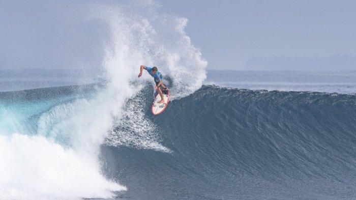 Kai Moriki Surfer Asal Jepang Raih Poin Tertinggi di Heat Pertama WSL Krui Pro 2023 ...