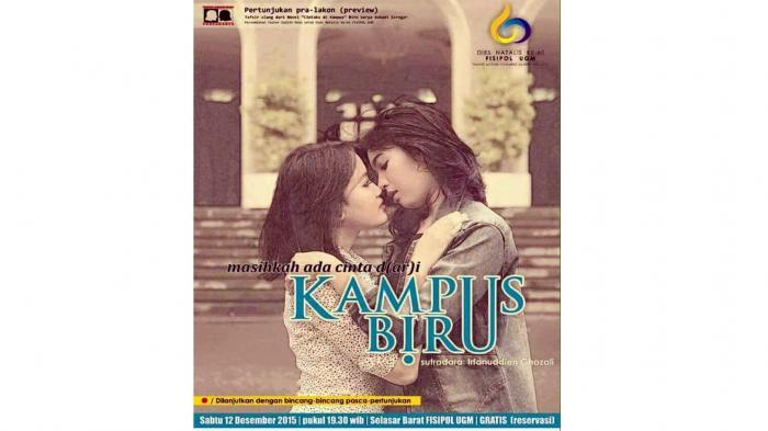 Heboh, Poster Acara HUT Kampus FISIP UGM Bergambar Perempuan Mau Cium ...