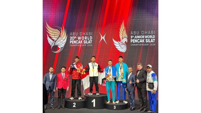 Dua Atlet Pencak Silat Lampung Raih Medali di Kejuaraan Dunia di Abu Dhabi - Tribunlampung.co.id