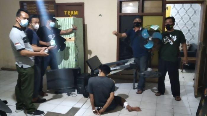 Ringkus 2 Pencuri Rumah Kosong, Polisi juga Sita Lemari Es hingga Treadmill - Tribunlampung.co.id