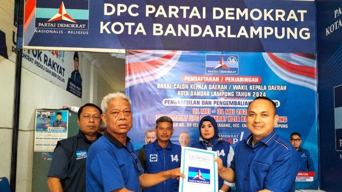 Demokrat Bandar Lampung Resmi Ajukan Rezki Wirmandi sebagai Calon Wakil Wali Kota ...