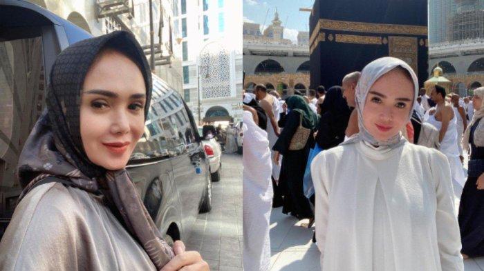 Penampilan Yuni Shara Saat Ibadah Umrah Curi Perhatian - Tribunlampung ...