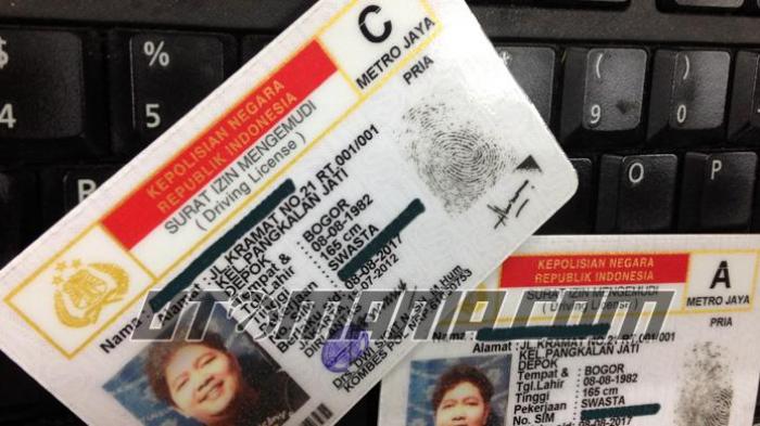 Yuk Mengenali Beberapa Tipe SIM di Indonesia - Tribunlampung.co.id