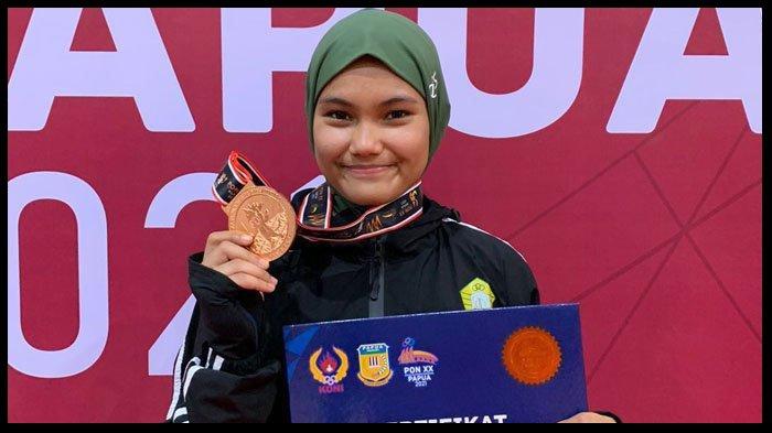 Sosok Elvanda Cantika Putri, Peraih Medali Emas untuk Aceh di Cabor Anggar PON XX Papua ...