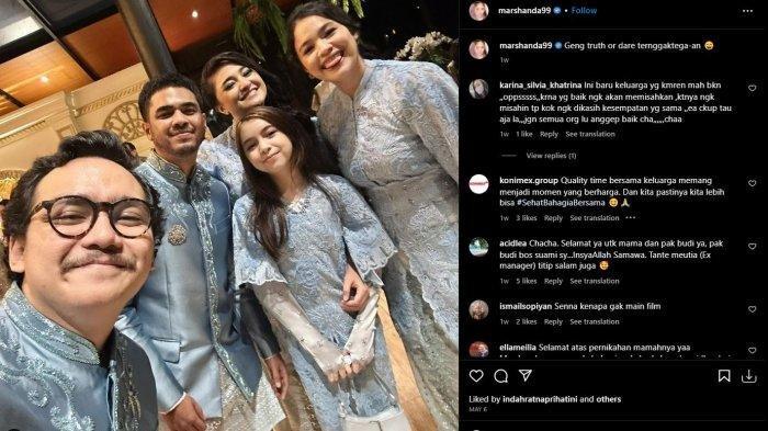 Ibunya Nikah Ketiga Kali Marshanda Selamat Mama Dan Om Budi