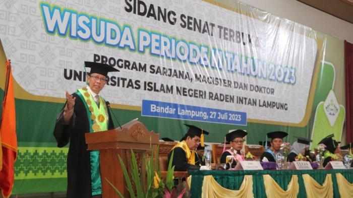 Wisuda Periode III 2023, UIN Raden Intan Lampung Luluskan 1100 Wisudawan - Tribunlampung.co.id