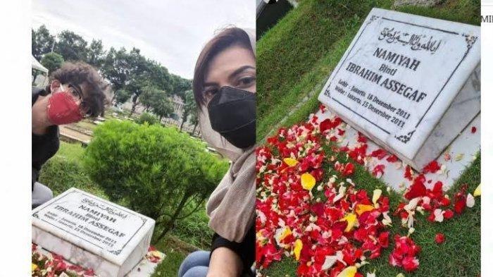 Potret Makam Anak Kedua Najwa Shihab yang Meninggal 9 Tahun Lalu - Tribunlampung.co.id