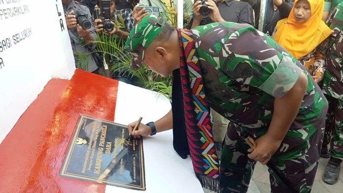 Danrem 162 Wira Bhakti Resmikan Kampung Pancasila di Kota Bima, Simbol ...