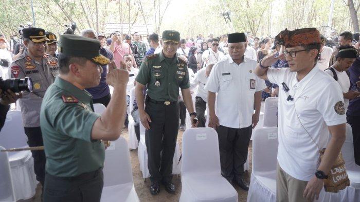 Danrem 162/WB Dampingi Menparekraf RI Kunjungan Kerja di Lombok Timur - Tribunlombok.com