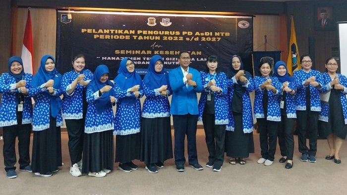 Perkuat Peran Ahli Gizi, 32 Orang Pengurus AsDI NTB Periode 2022-2027 Dilantik - Tribunlombok.com