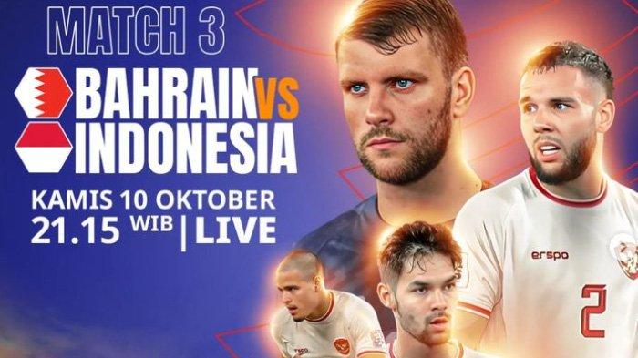 Prediksi Skor Bahrain vs Indonesia 2026 FIFA World Cup Qualifiers Kamis ...