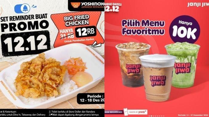 17 Promo dan Diskon Harbolnas 12.12 Hari Ini Kamis 12 Desember 2024: Gokana, Hokben Hingga ...