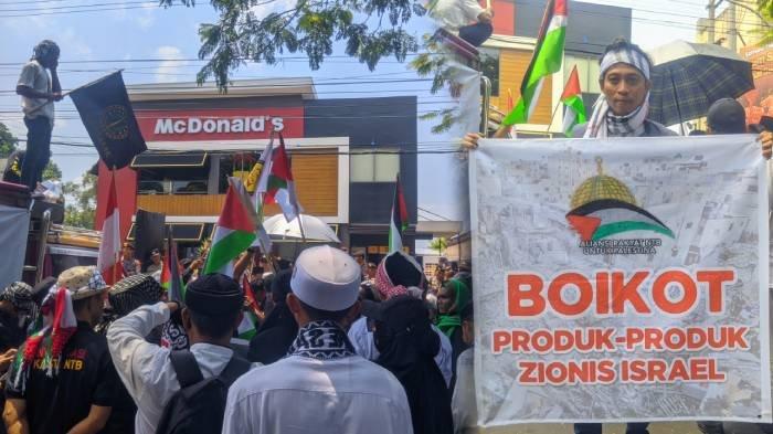 Gerai McD Mataram Tutup karena Didemo, Aliansi Pro Palestina Serukan ...
