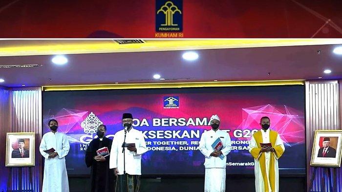 Kemenkumham NTB Doa Bersama demi Kesuksesan KTT G20 di Nusa Dua Bali Bulan Depan - Tribunlombok.com