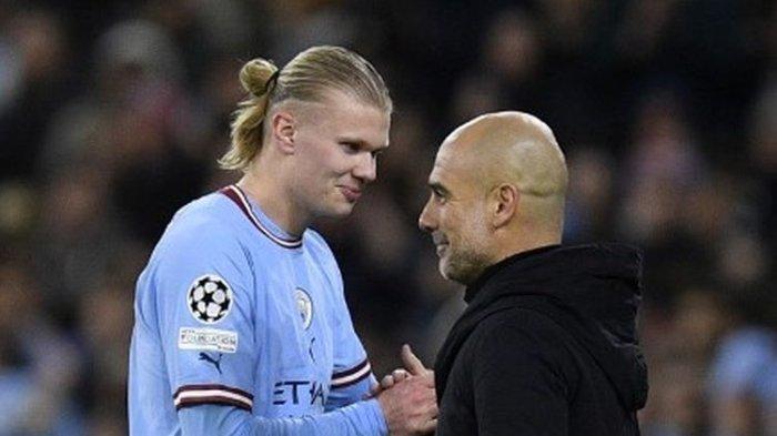 Guardiola Tak Mau Kambing Hitamkan Erling Haaland atas Performa Buruk Man City - Tribunlombok.com