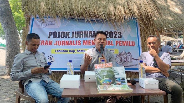 FJLT Gandeng Bawaslu Lotim Sosialisasikan Pemilu lewat Pojok Jurnalis ...