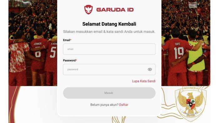 Link Beli Tiket Timnas Indonesia Vs Jepang dan Arab Saudi, Login Garuda ID - Tribunlombok.com