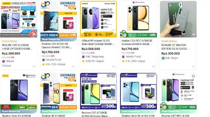 Daftar Harga HP Realme Bulan Mei 2024: Realme Series, Realme C Series ...