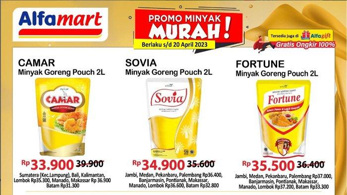 Harga Minyak Goreng di Alfamart dan Indomaret Hari Ini Rabu 19 April 2023: Diskon 7 Persen ...