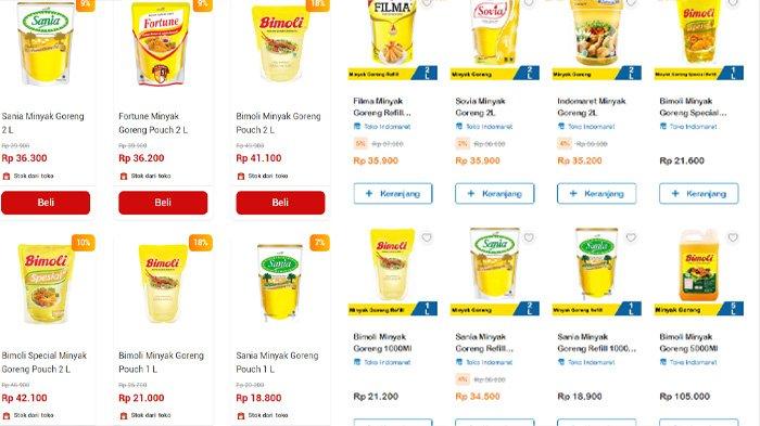 Harga Minyak Goreng di Alfamart dan Indomaret Hari Ini Senin 5 Juni 2023: Diskon 18 Persen ...